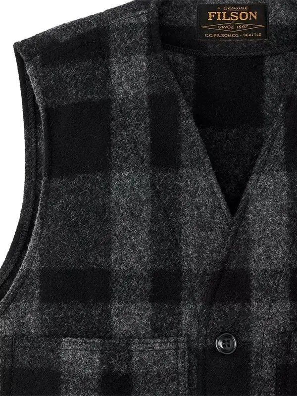 Filson Mackinaw Checked Vest