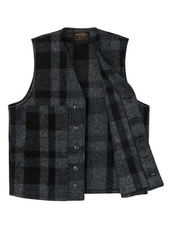 Filson Mackinaw Checked Vest