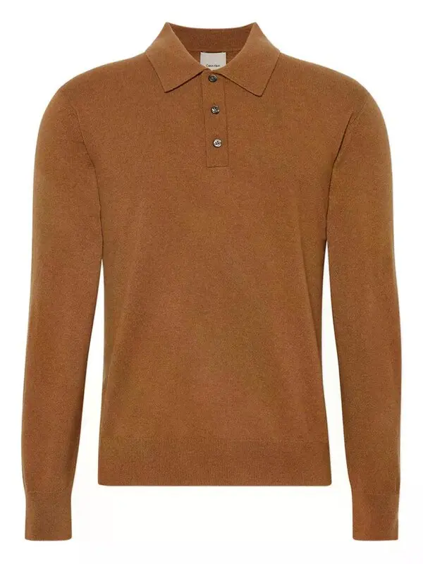 Calvin Klein Polo-collar Cashmere Sweater
