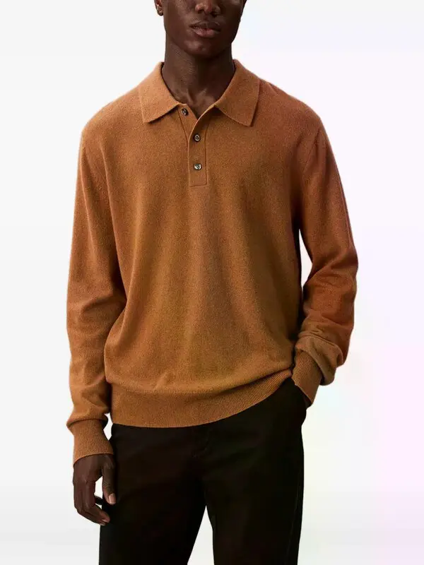 Calvin Klein Polo-collar Cashmere Sweater