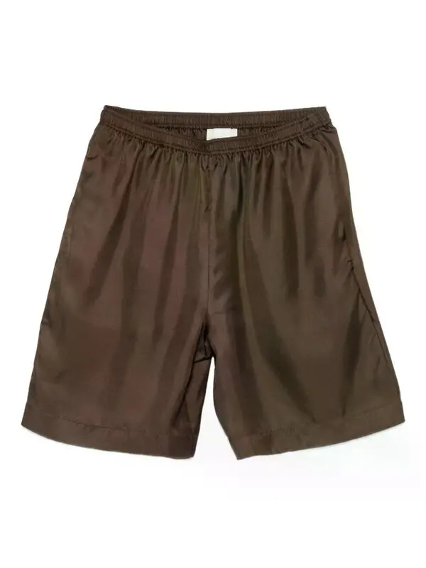 Loulou De Saison Zinia Elasticated Shorts - Brown