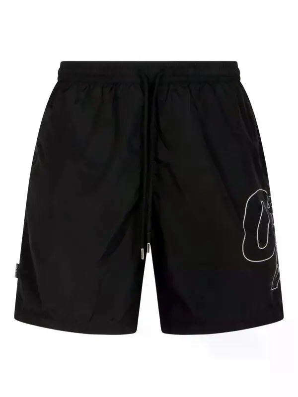 Off-White Drawstring Swim Shorts