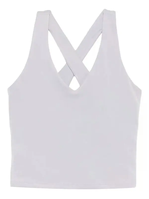 GIRLFRIEND COLLECTIVE Zoe Cross-back Tank Top - Purple