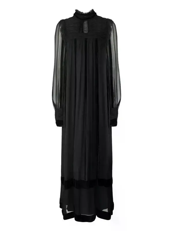 Alberta Ferretti Sheer Maxi Dress