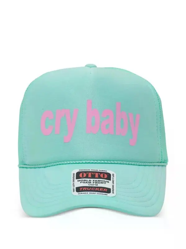 Ashley Williams Letter-print Baseball Cap - Green