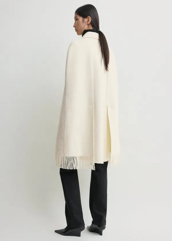TOTEME Fringe Cape Coat