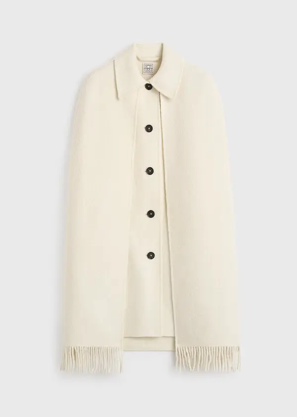 TOTEME Fringe Cape Coat
