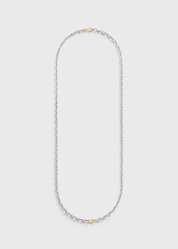 TOTEME Two-tone Chain Necklace - Silver,gold