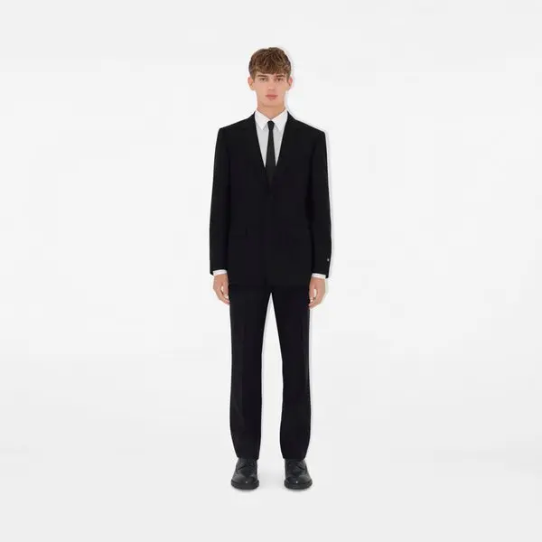 Burberry Wool Mohair Tailored Trousers