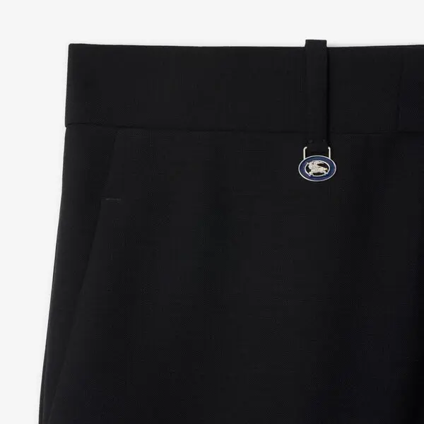 Burberry Wool Mohair Tailored Trousers