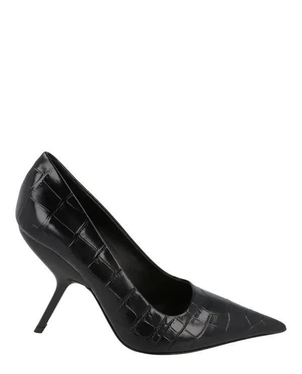 FERRAGAMO Eva Crocodile Leather Pumps