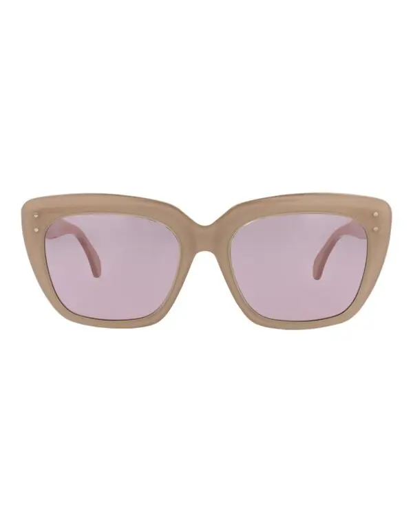 Alaïa Square Frame Acetate Sunglasses