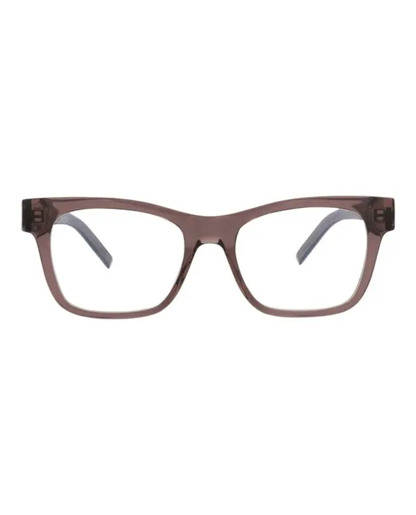 Saint Laurent Square Frame Optical Frames - Brown Brown Transparent (slm118/30014126/003)