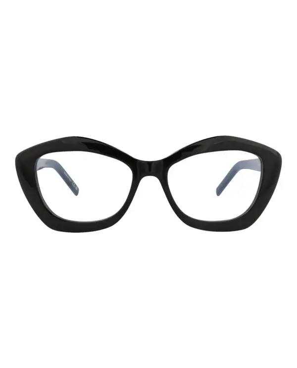 Saint Laurent Acetate Optical Cat Eye Frames - Black Black Transparent (sl68opt/30013078/001)