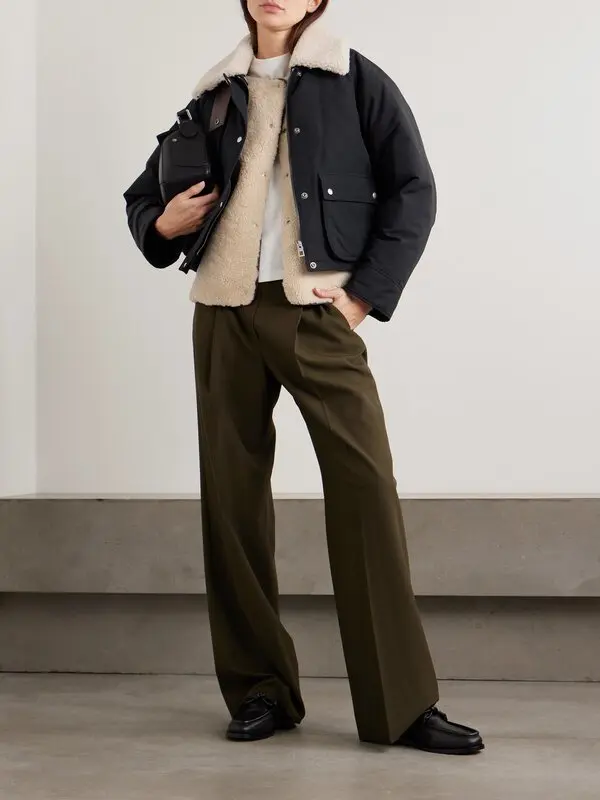 Loewe Shearling-lined Padded Jacket