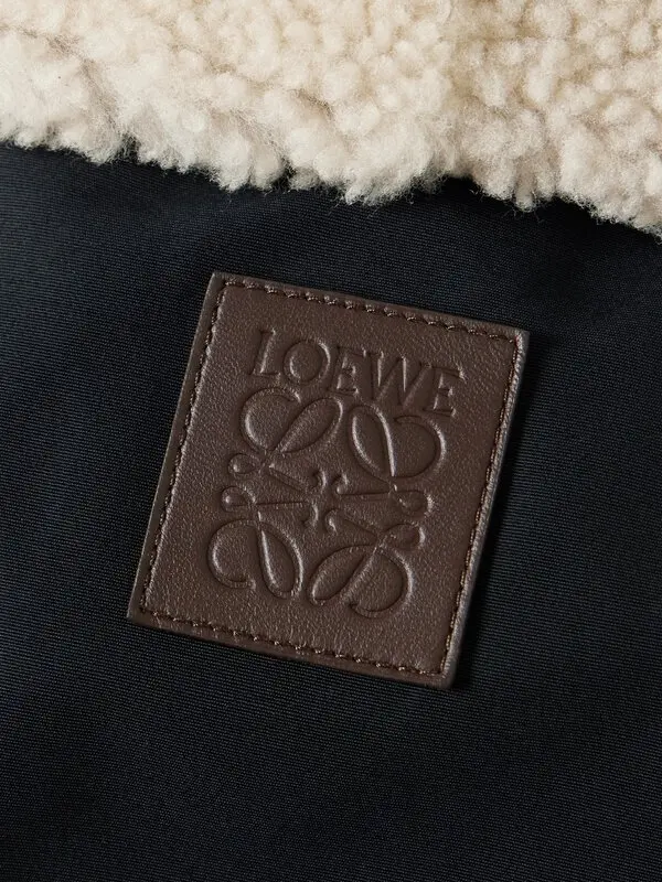 Loewe Shearling-lined Cotton-blend Gilet