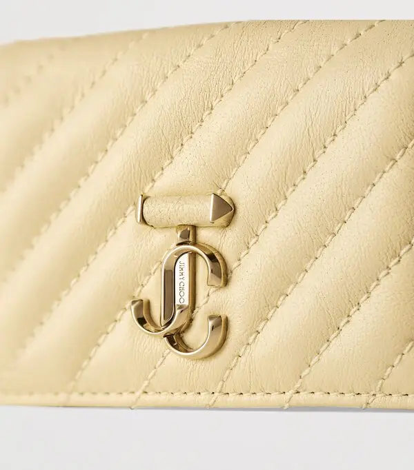 JIMMY CHOO Curve Nello Leather Wallet