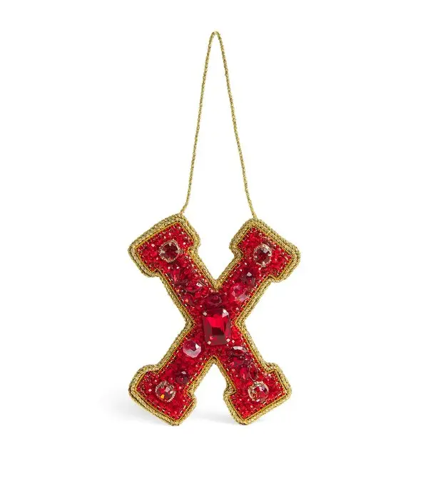 Tinker Tailor Embellished X Tree Decoration