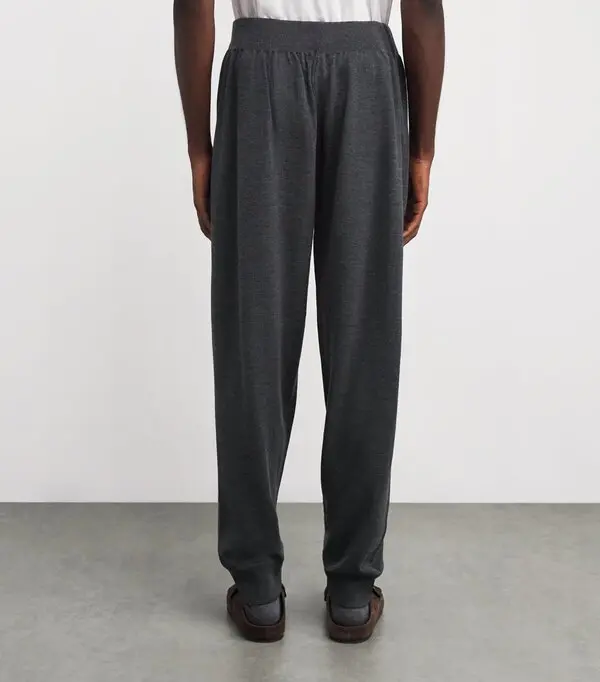 John Smedley Merino Wool Cuffed Sweatpants