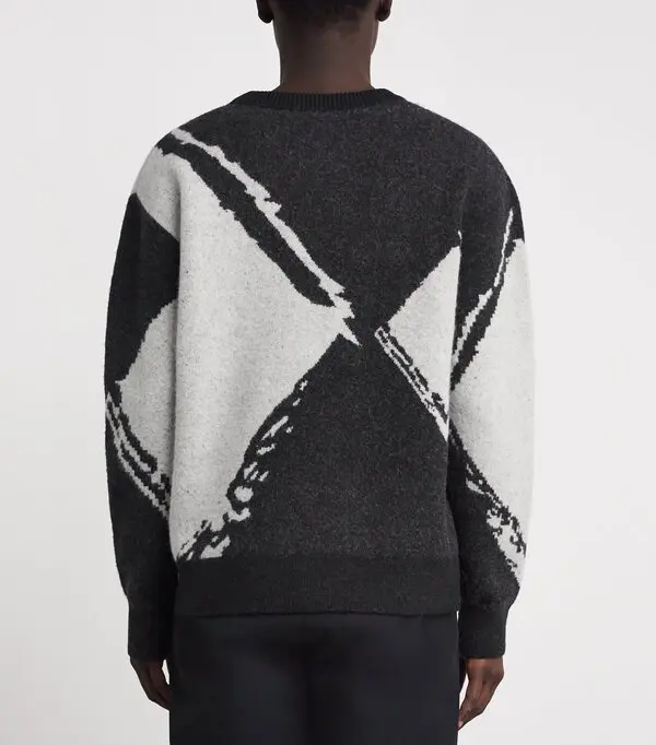 J. Lindeberg Wool-blend Jacquard Jaxton Sweater