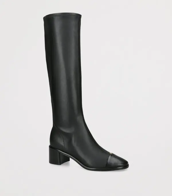 Tory Burch Leather Knee-high Heeled Boots