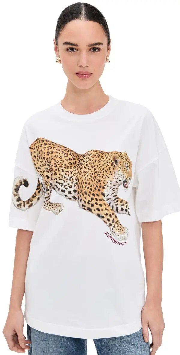 Zimmermann Printed Jersey Tee