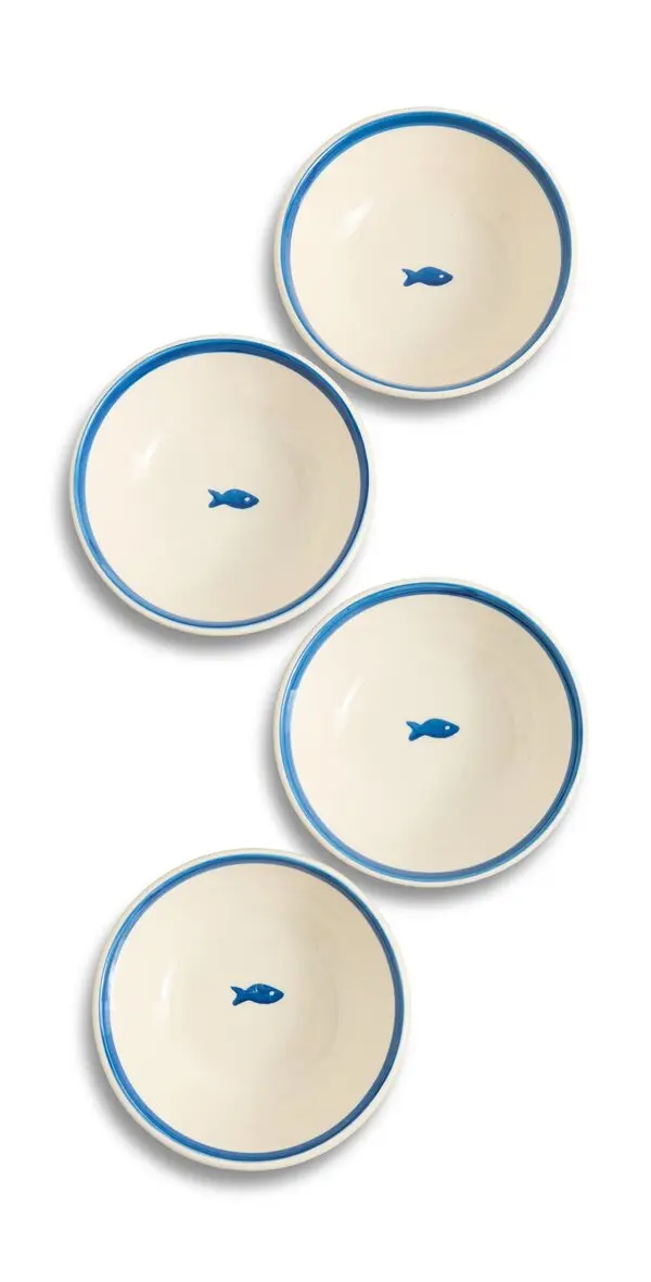 ZAFFERANO Small Bowl Set Of 4 - Blue