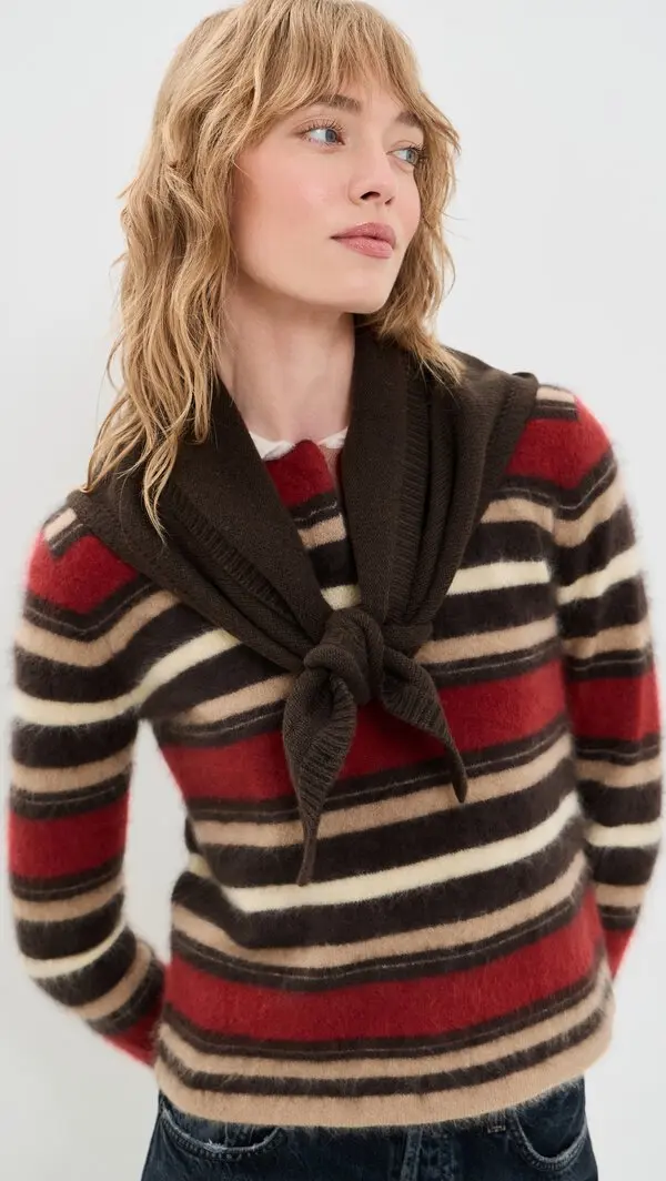 FAVORITE DAUGHTER The Triangle Scarf - Ganache