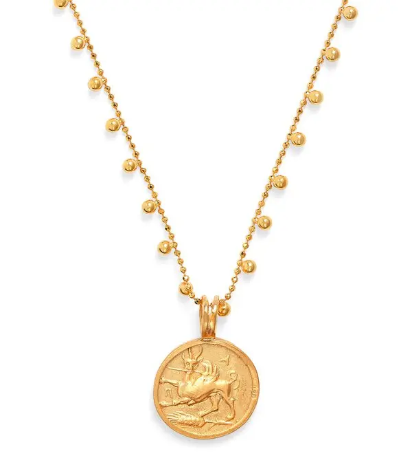 HERMINA ATHENS Plated Satyrus Kuduni Necklace - Gold