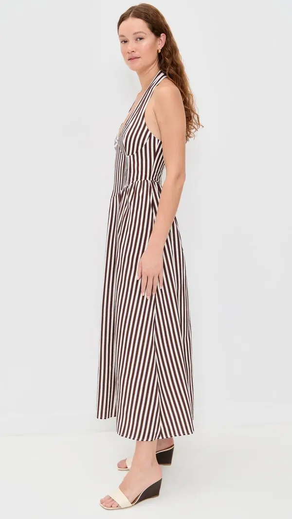 seven wonders calianna midi dress Seven Wonders Women's Calianna Midi Dress, Lemon Stripe, L at Amazon  Women's Clothing store