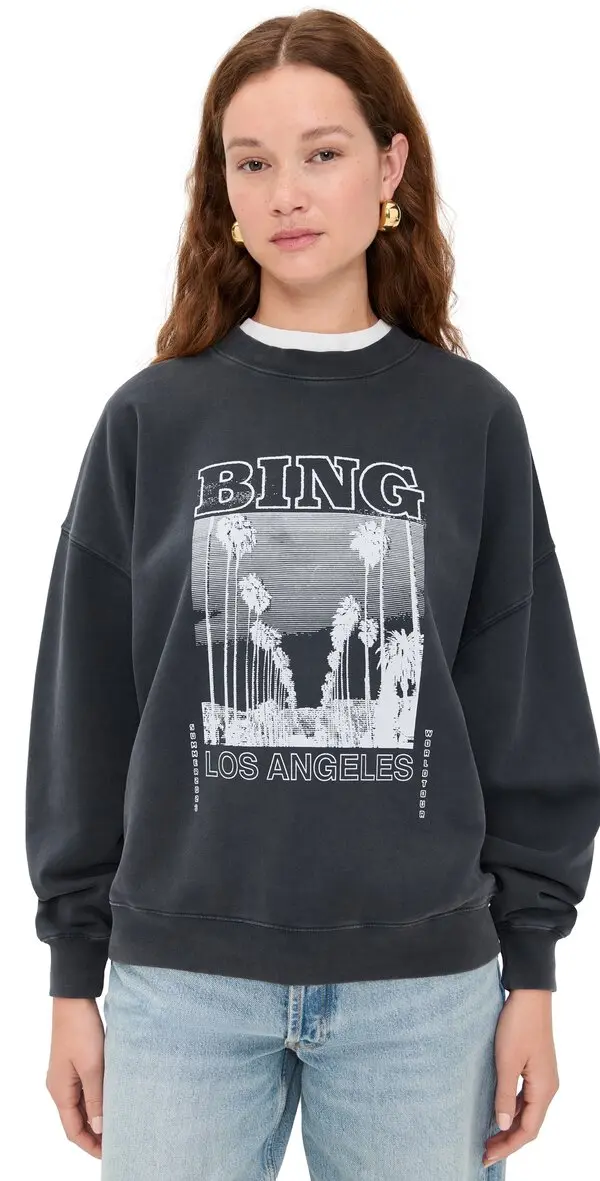 ANINE BING Miles Bing Tour Sweatshirt