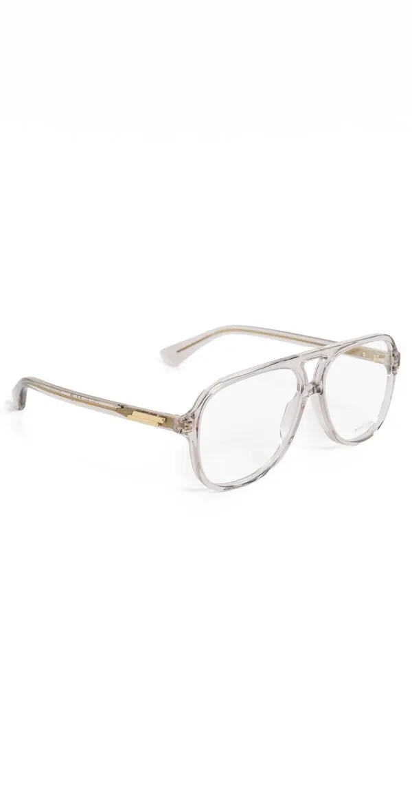 Bottega Veneta Bv1417o Eyeglasses - Grey/transparent