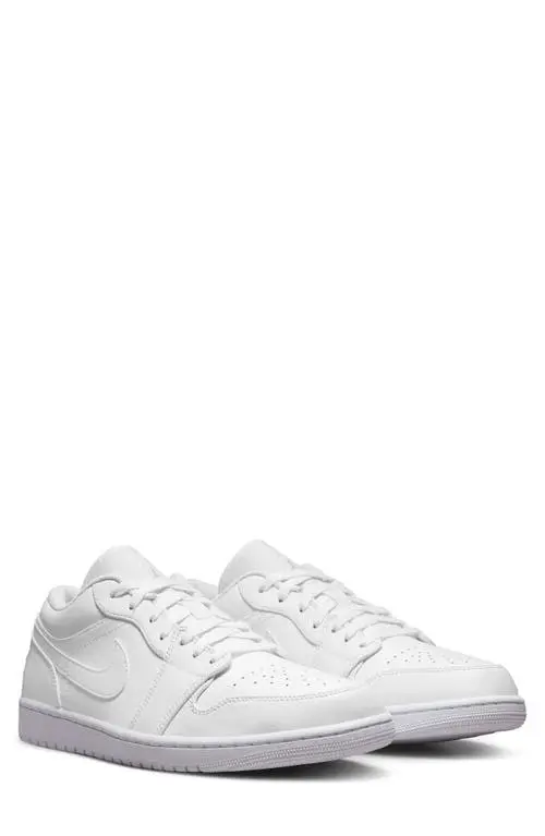 JORDAN Air 1 Low Sneaker - 136 White/white/white