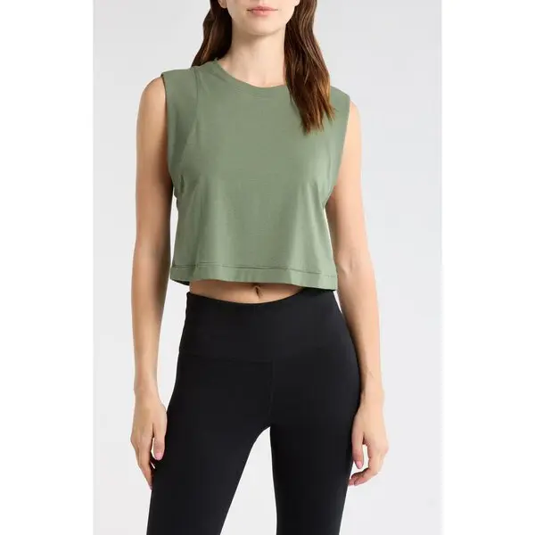 Spanx Supernaturals Muscle Tee - Eucalyptus