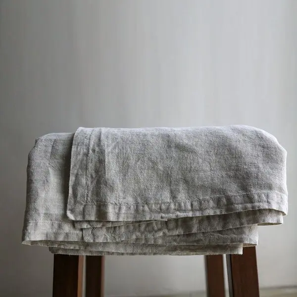 CG HUNTER Natural Linen Tablecloth - Earth Tones