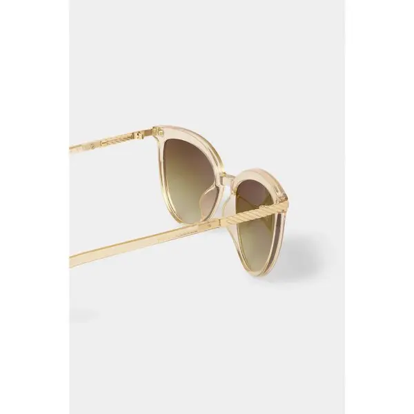 KATIE LOXTON Ravello Sunglasses - Nude