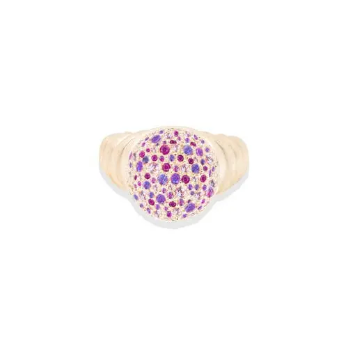 CAMPBELL + CHARLOTTE Revel Bobble Cocktail Ring - Multi-stone