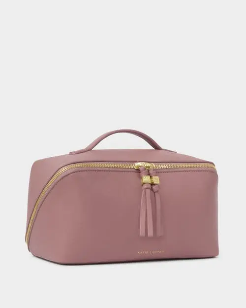 KATIE LOXTON Large Toiletry Bag - Deep Rose