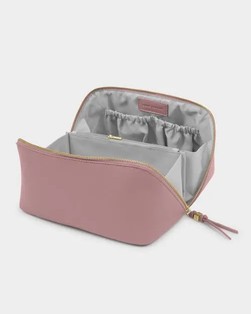 KATIE LOXTON Large Toiletry Bag - Deep Rose