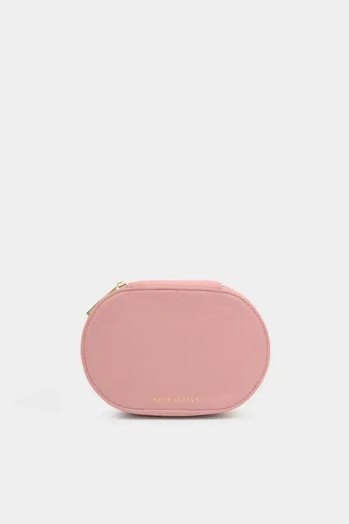 KATIE LOXTON Oval Jewelry Box - Pink