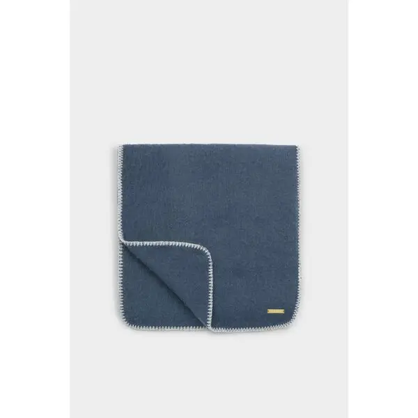 KATIE LOXTON Whipstitch Scarf - Navy