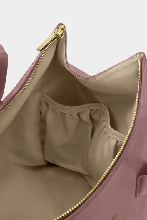 KATIE LOXTON Milan Cabin Bag - Deep Rose