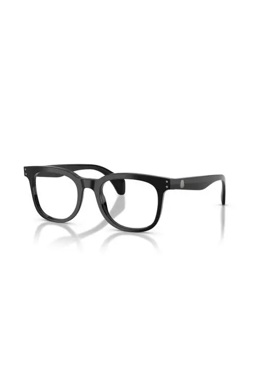 Moncler 50mm Phantos Optical Glasses - Black