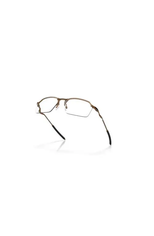 Oakley 57mm Rectangle Eyeglasses - Brown