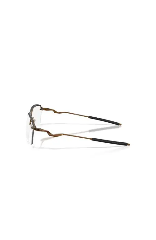 Oakley Rectangle Optical Glasses - Brown