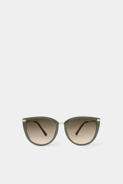 KATIE LOXTON Sardinia Sunglasses - Olive