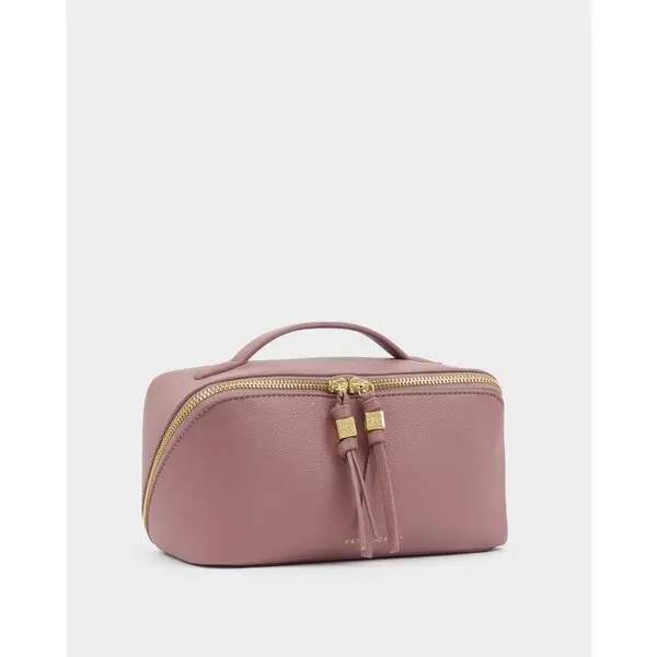 KATIE LOXTON Soho Medium Makeup And Toiletry Bag - Deep Rose