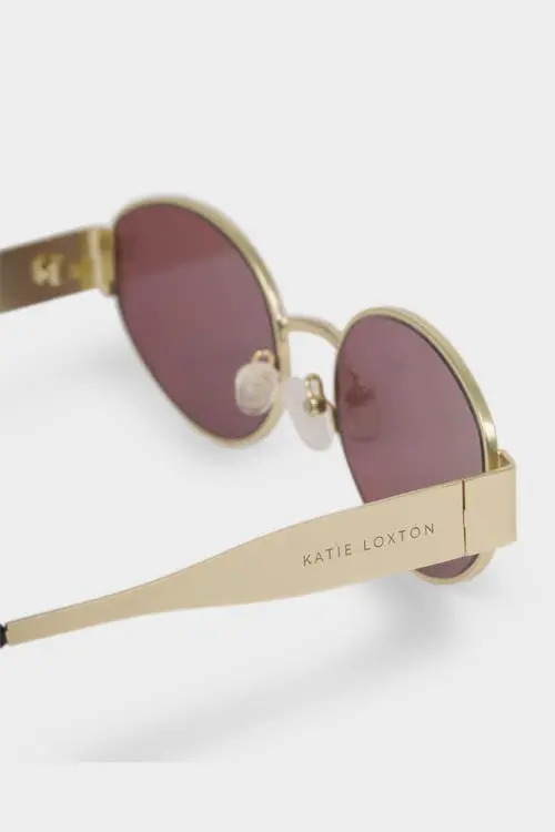 KATIE LOXTON Siena Oval Sunglasses