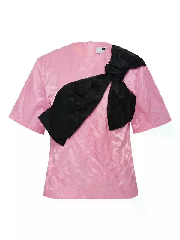 MSGM Ribbon Detail Blouse