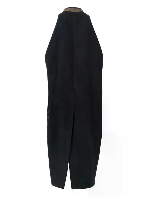 Rick Owens Sleeveless Coat With Tie Detail